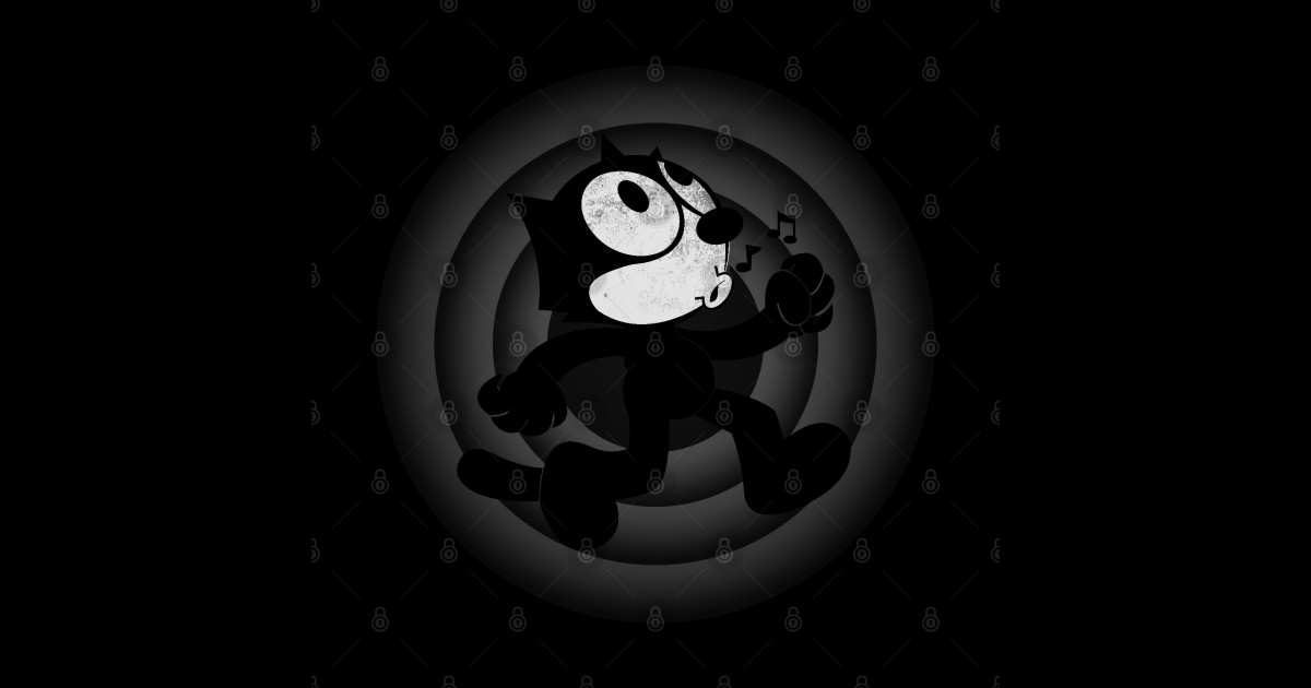 Felix The Cat old movie style - Felix The Cat - Sticker | TeePublic