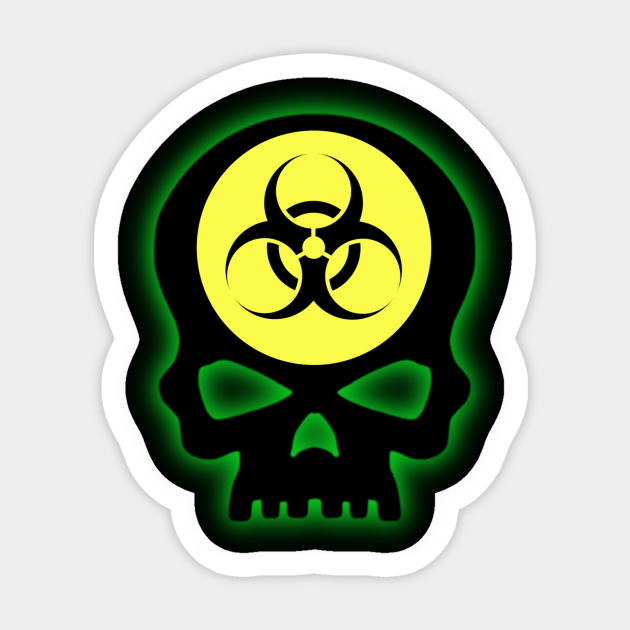 Biohazard Skull - Biohazard - Sticker | TeePublic