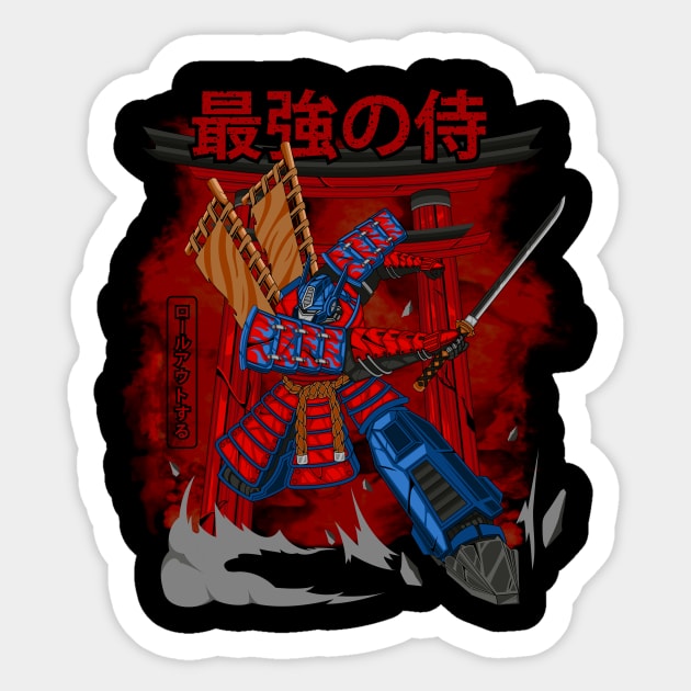 Optimus Prime Ronin Army - Optimus Prime - Sticker | TeePublic