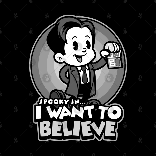 Vintage Spooky - X Files - Pin | TeePublic