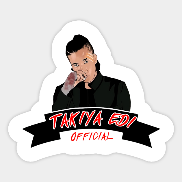 Takiya Edi Official - Japanese Characters - Sticker | TeePublic