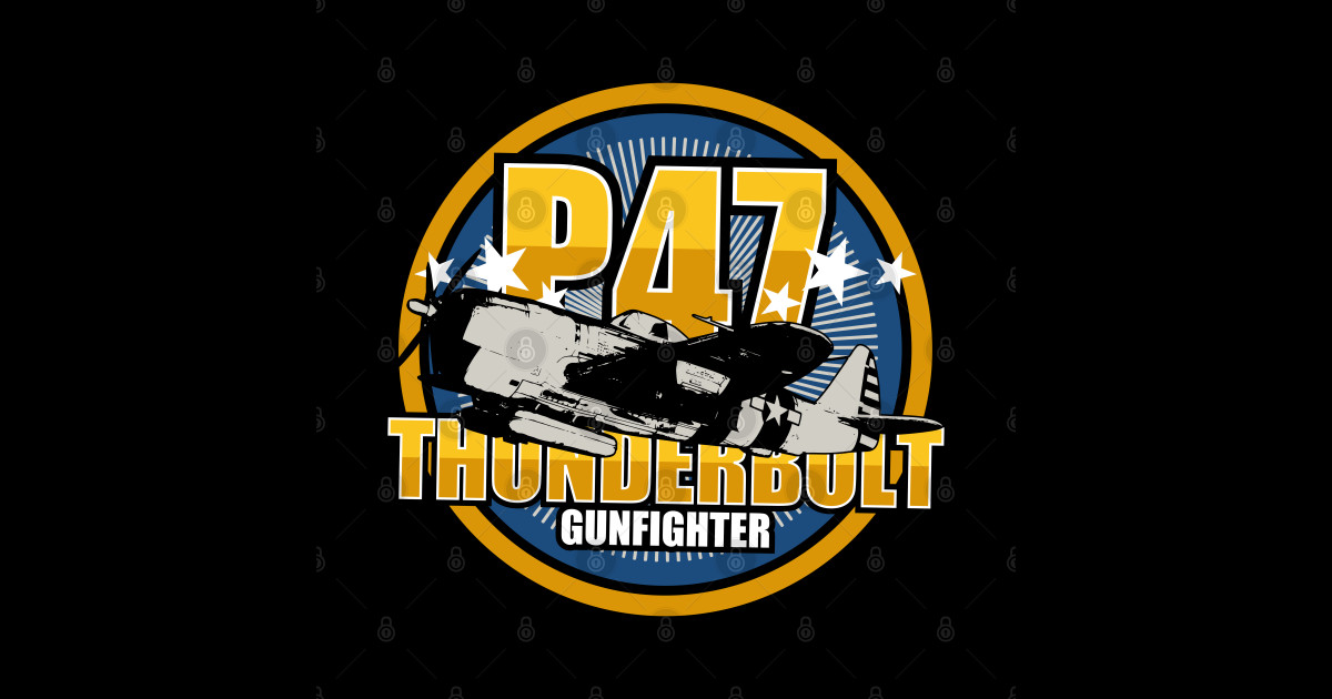 P-47 Thunderbolt - Ww2 P47 Thunderbolt Patch - Sticker | TeePublic