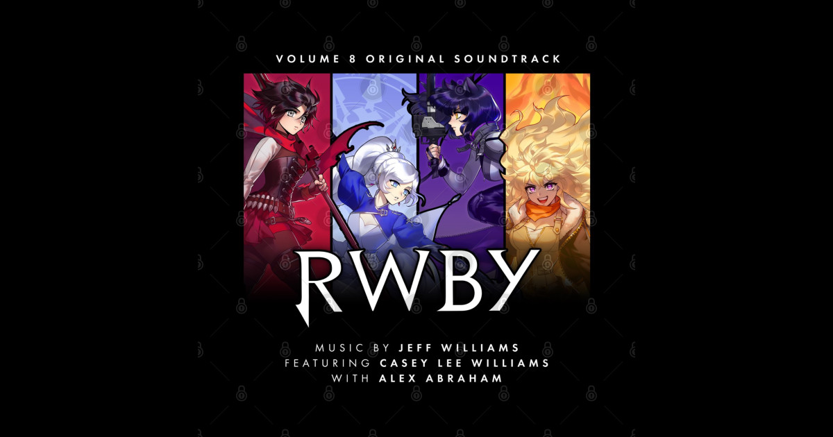 RWBY - Volume 8 OST Album Cover - Rwby - Posters and Art Prints | TeePublic