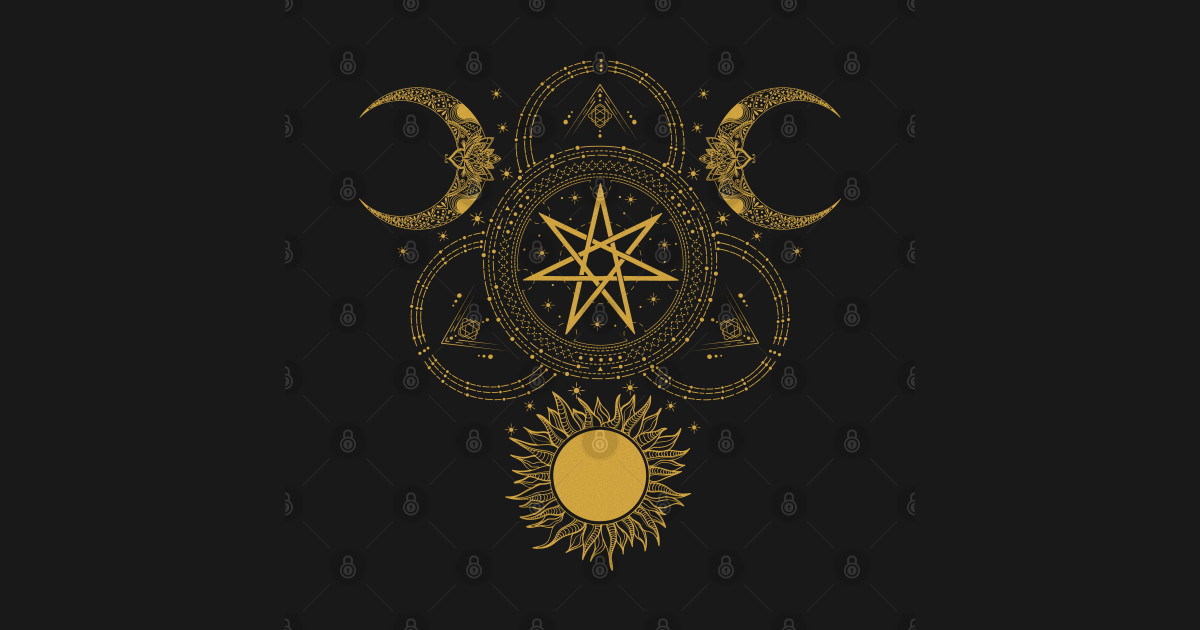 Faery Star | Setogram | Pagan Symbol - Elven Star - Sticker | TeePublic