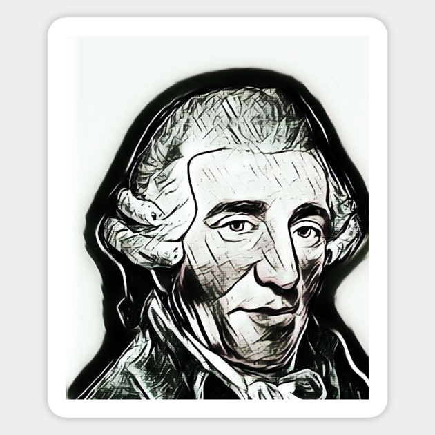 Joseph Haydn Black and White Portrait | Joseph Haydn Artwork 3 - Joseph ...
