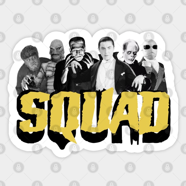 Classic Horror Squad - Horror - Sticker | TeePublic