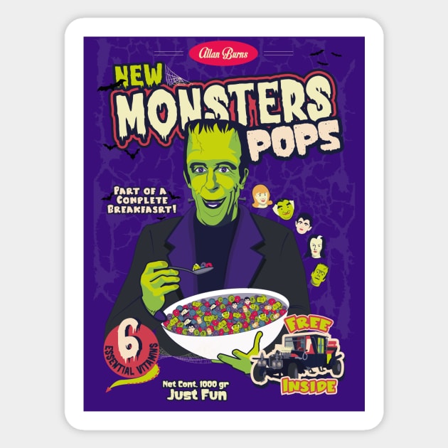 Cereal Box - Halloween - Sticker | TeePublic