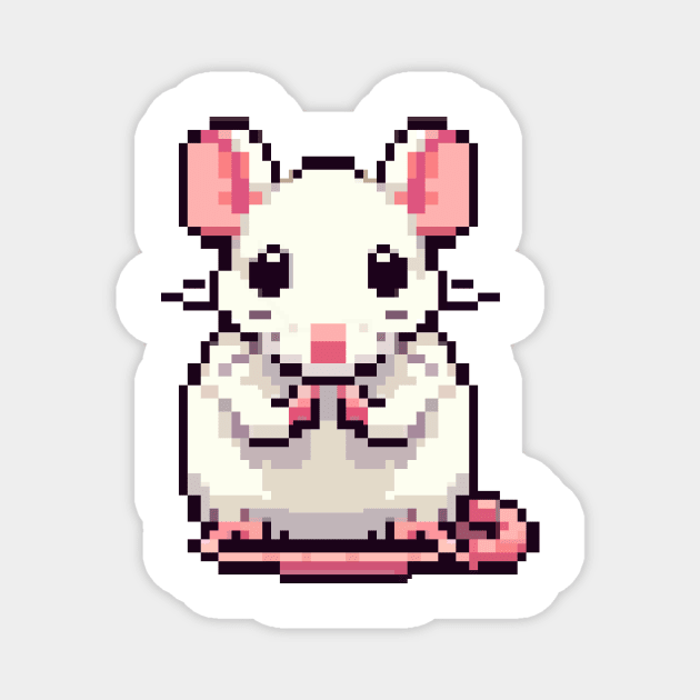 Adorable Mouse Pixel Art - Mouse - Magnet | TeePublic