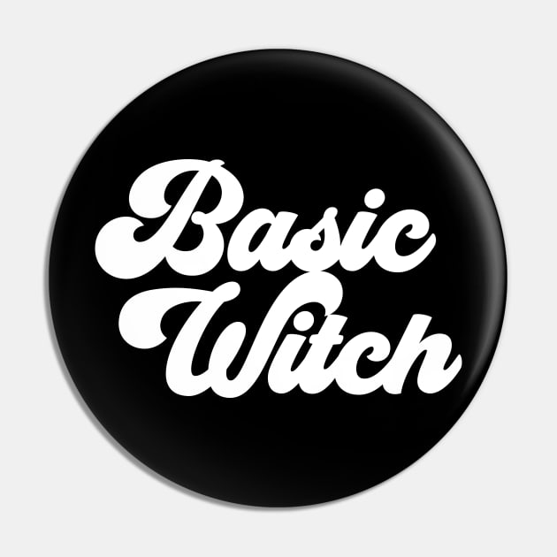 Basic Witch - Halloween - Witch - Pin | TeePublic