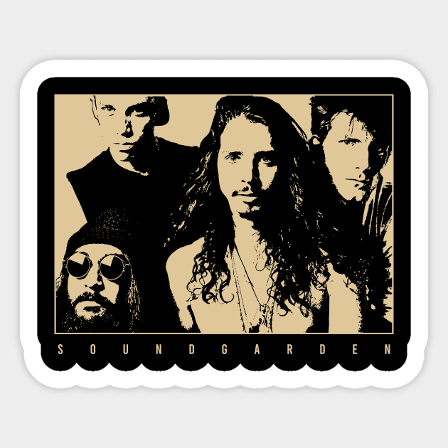 Sound on - Soundgarden - Sticker | TeePublic