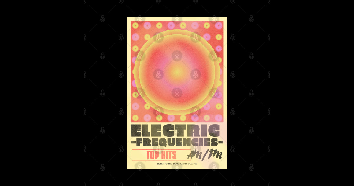 Electric Frequencies - Decibel - Band Merch - Sticker | TeePublic