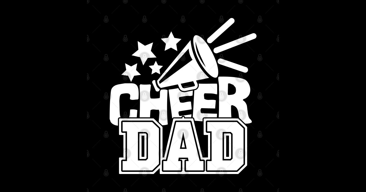 Cheer Dad - Loud and Proud Sports Parent Supporter - Cheer Dad - Magnet ...