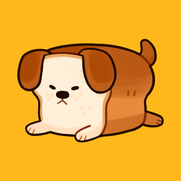 Bread Doggo - Loaf doggo - Dog - T-Shirt | TeePublic