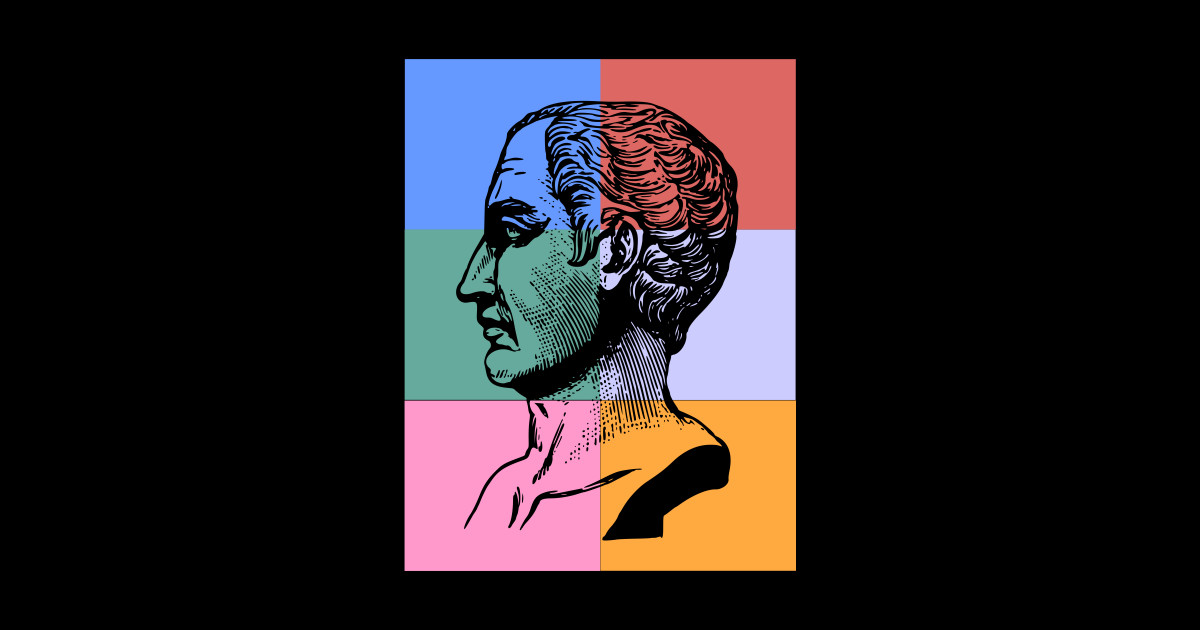 Julius Caesar Fan Art Vintage - Julius Caesar - Sticker | TeePublic