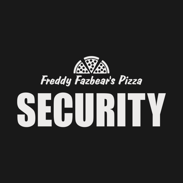 Freddy's Fazbear Pizza Security - Five Nights At Freddys - T-Shirt ...