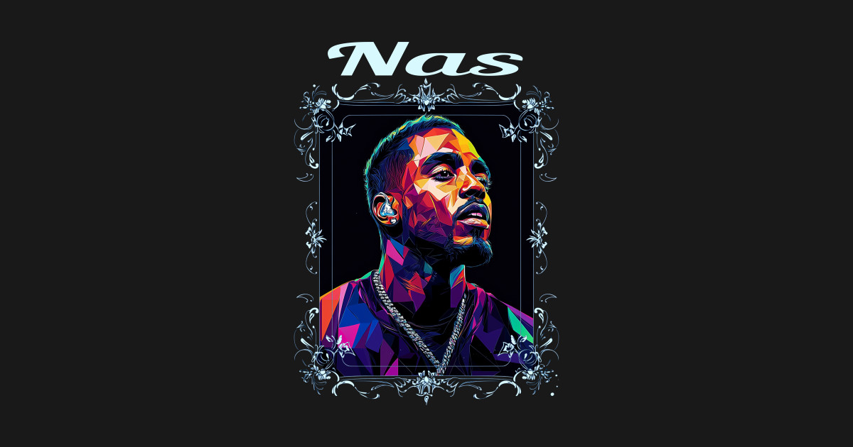 NAS MUSICIAN FAN ART - Nas Musician Fan Art - T-Shirt | TeePublic