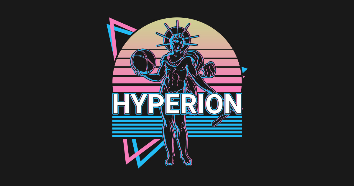 Hyperion Titan God Ancient Greek Mythology Retro - Hyperion - Kids T ...