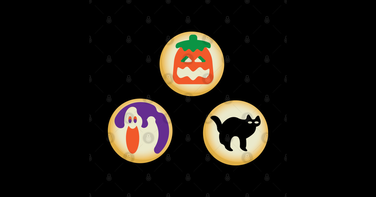 Cookie Trio - Halloween Cookies - Sticker | TeePublic