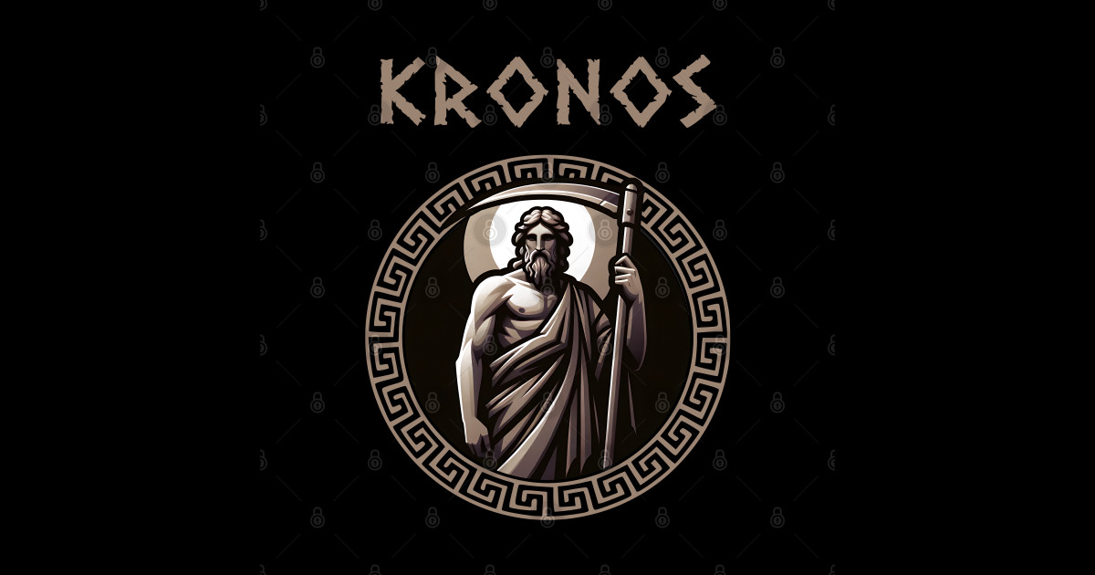 Kronos Ancient Greek Titan Greek Mythology Symbol - 300 - Posters and ...