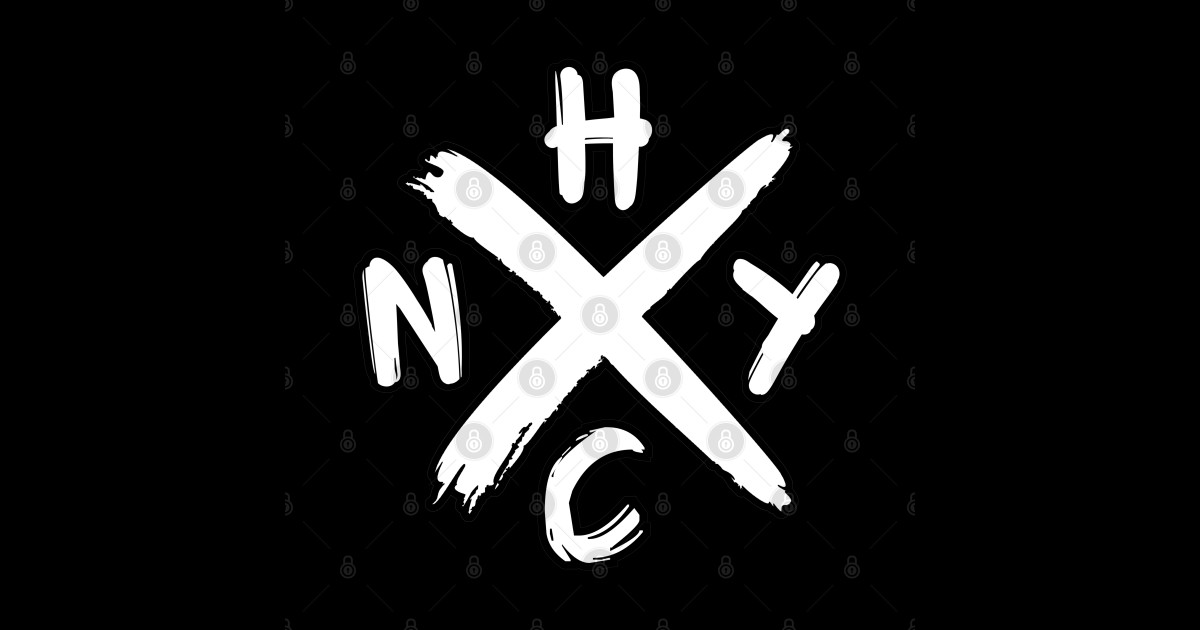 NYHC White - Nyhc - Sticker | TeePublic