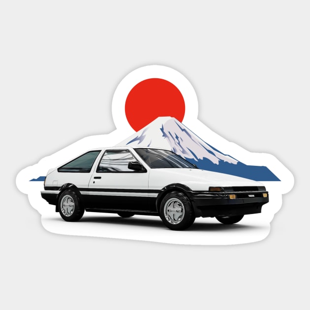 Sprinter Fuji JDM Japan Print - Classic - Sticker | TeePublic