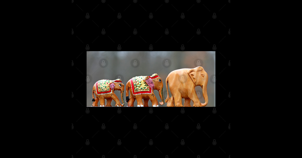 Elephants - Abstract - Sticker | TeePublic