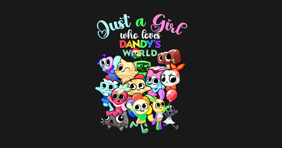 Dandy's World Characters _ Funny Dandys World - Dandys World - T-Shirt ...