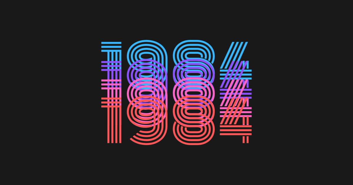 1984 Neon - 1984 - T-Shirt | TeePublic