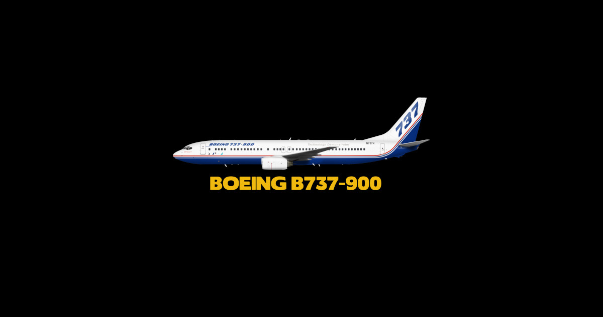 Boeing B737-900 - Boeing "House Colours" - B739 - Sticker | TeePublic