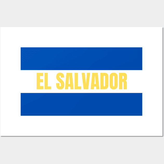 El Salvador Flag Colors - El Salvador Flag - Posters and Art Prints ...