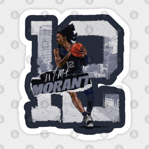 Ja Morant Memphis Rough - Ja Morant - Sticker | TeePublic