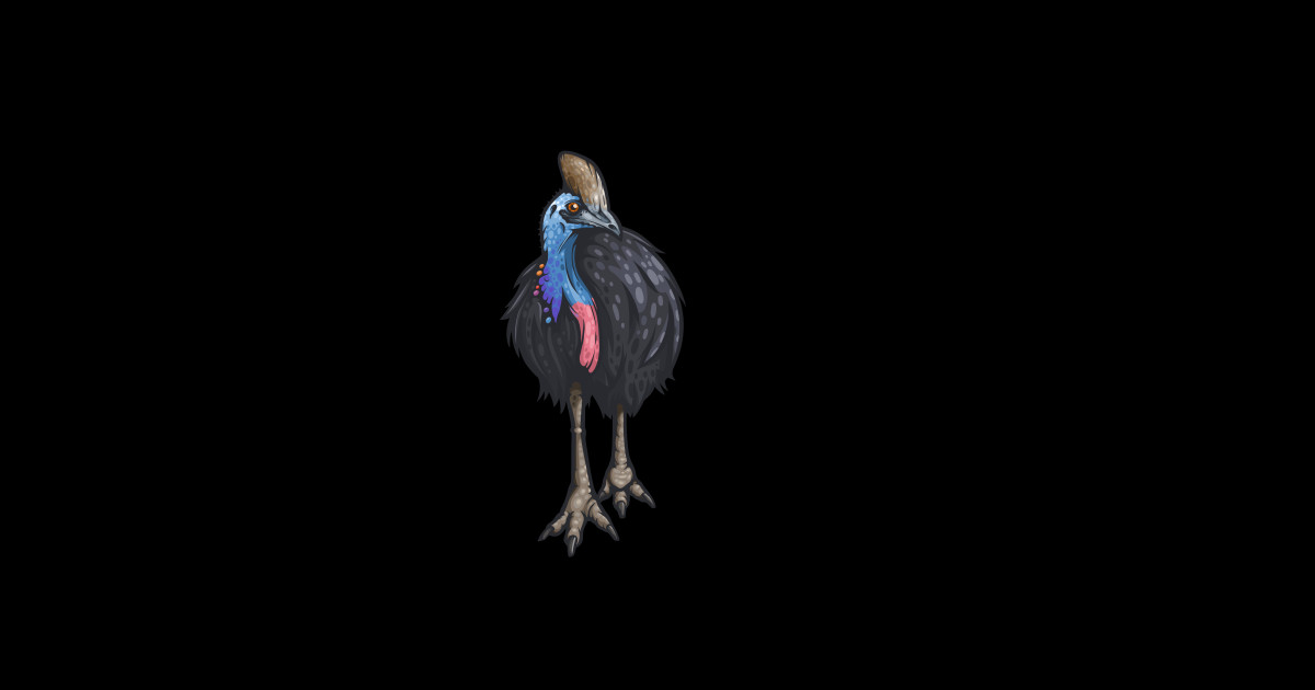 Southern Cassowary - Bird - Sticker | TeePublic