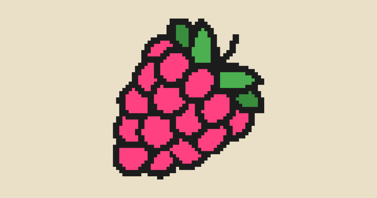 Raspberry Pixel Art - Raspberry Sorbet - T-Shirt | TeePublic