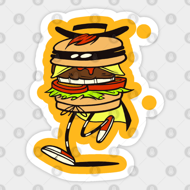 The Hamburglar - Cartoon - Sticker | TeePublic