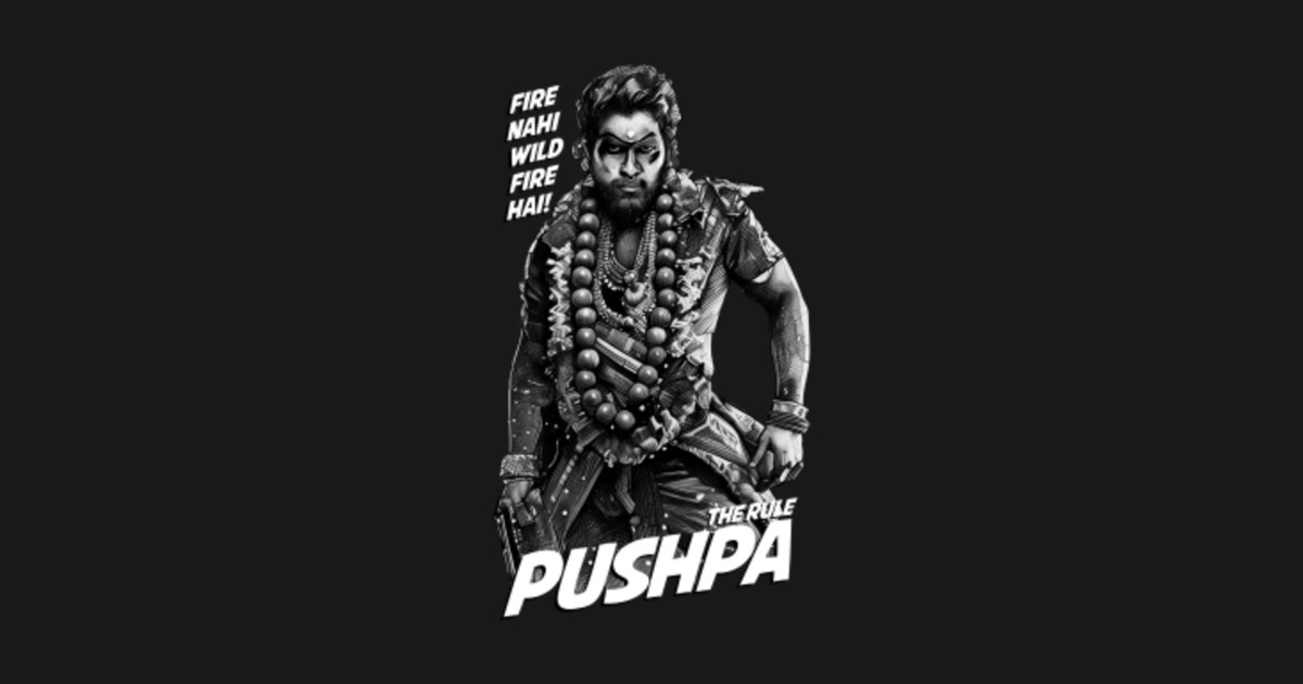 The Allu Arjun 'Pushpa' - Gangster - T-Shirt | TeePublic