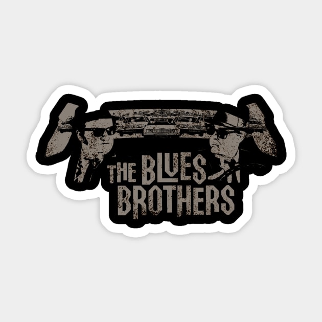 vintage blues brothers - Blues Brothers - Sticker | TeePublic
