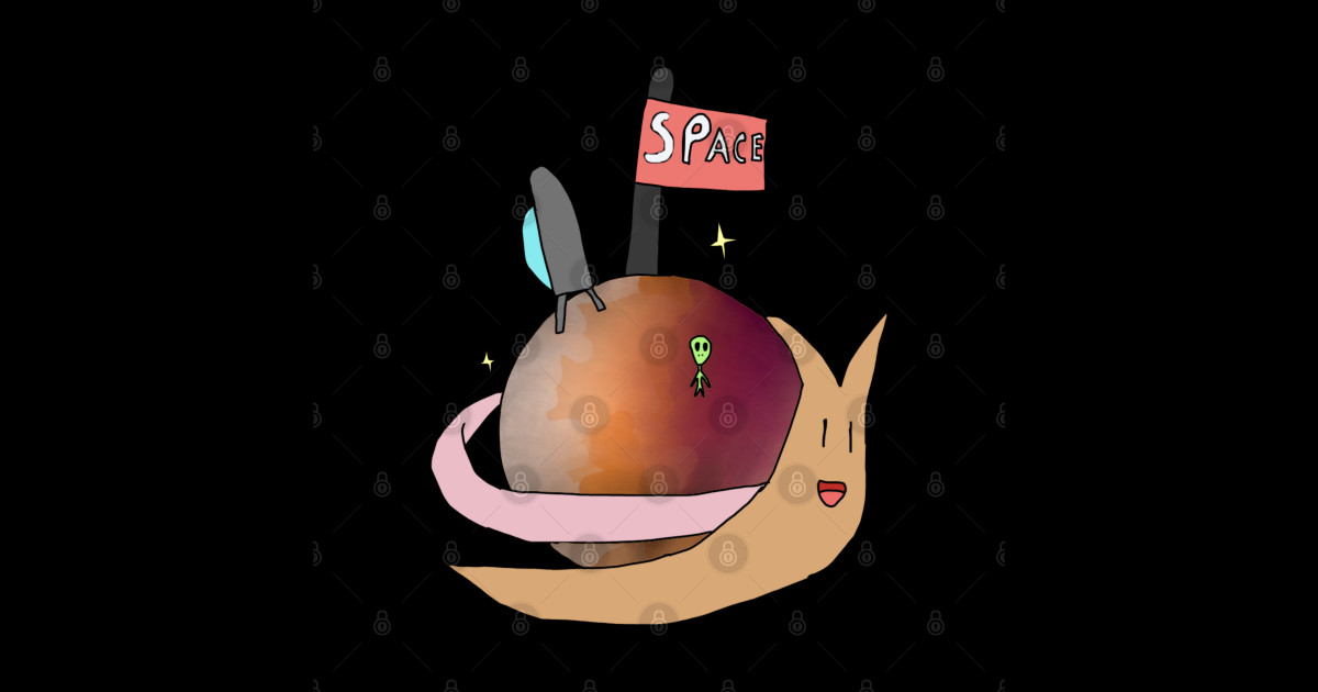 Space Snail - Snail - Sticker | TeePublic