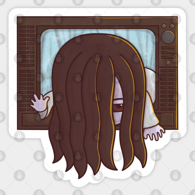 SADAKO CHIBI THE RING - Sadako - Sticker | TeePublic