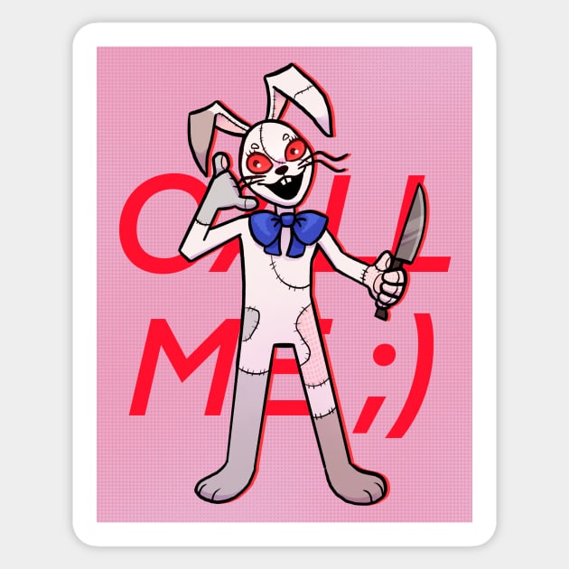 Vanny (Call Me!) - Fnaf - Sticker | TeePublic