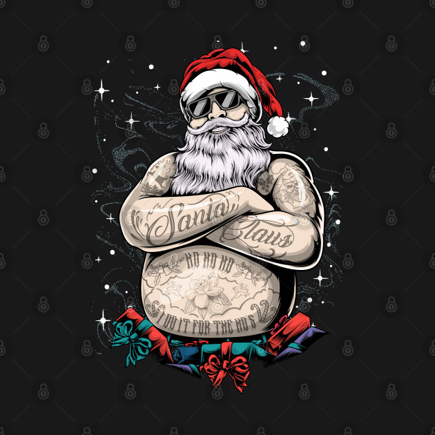 Gangsta santa clause - Christmas - T-Shirt | TeePublic