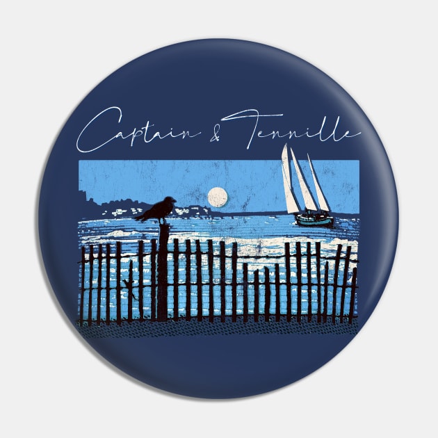 Captain & Tennille -- 70s Retro Design - Captain And Tennille - Pin ...