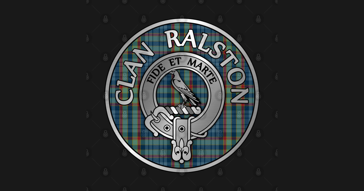 Clan Ralston Crest & Tartan - Ralston - T-Shirt | TeePublic
