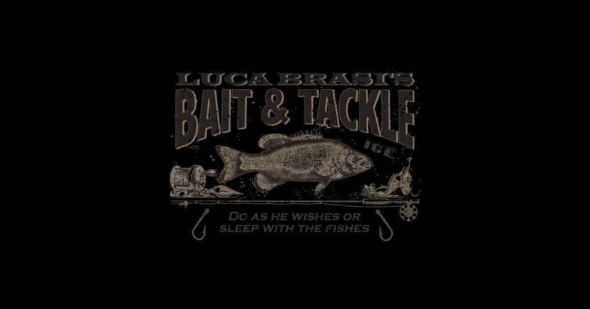 Luca Brasi's Bait And Tackle - The Godfather - Sticker | TeePublic
