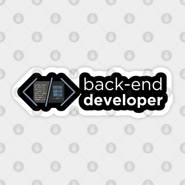 Developer Back-end - Backend - Sticker | TeePublic