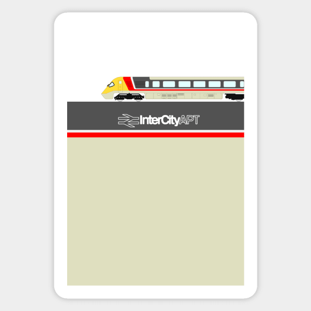British Railways InterCity APT-P - British Railways - Sticker | TeePublic