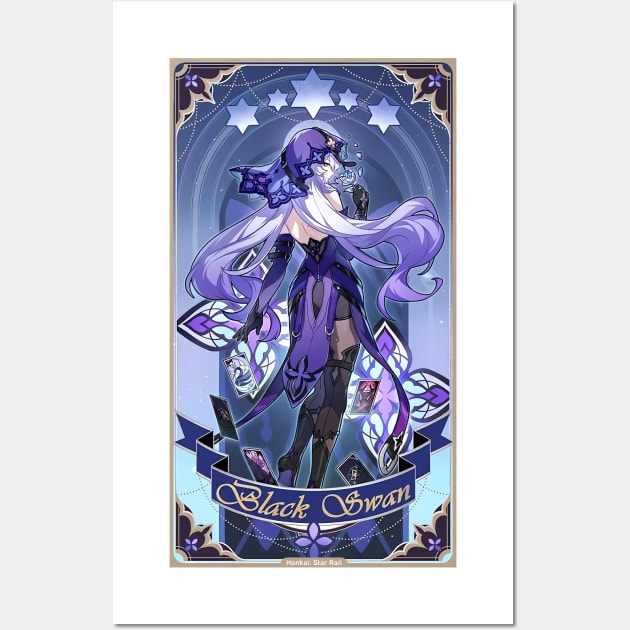 Black Swan Revelation Card Honkai Star Rail - Honkai - Posters and Art ...