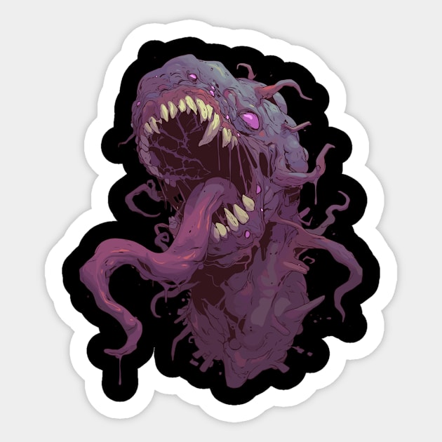 Cosmic Nightmare - Cosmic Horror Monster - Cosmic Horror - Sticker ...