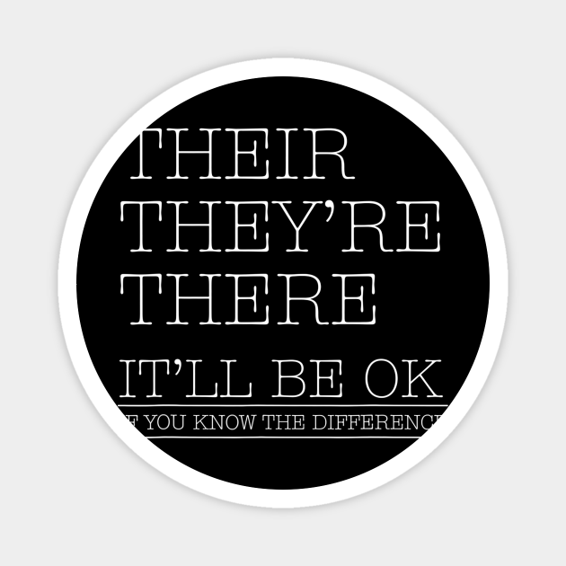 Their Theyre There Grammar Shirt Funny English Teacher Gift - Teacher ...