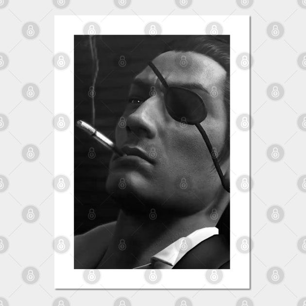 Goro Majima Yakuza moody smoking - Goro Majima - Posters and Art Prints ...