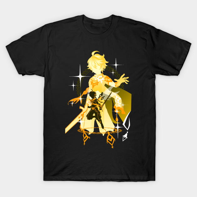Glamorous Traveler Aether - Genshin Impact - T-Shirt | TeePublic